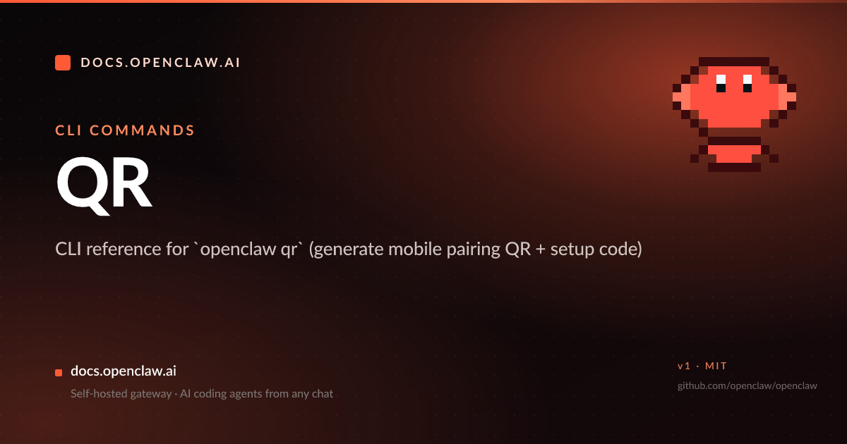 QR - OpenClaw