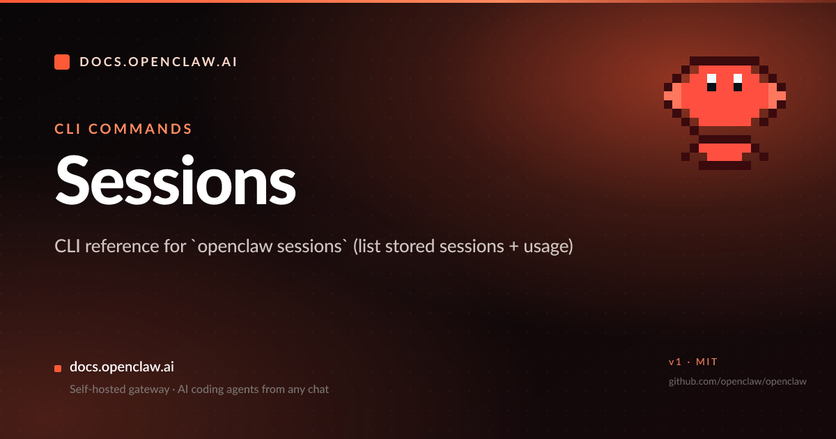 Sessions - OpenClaw