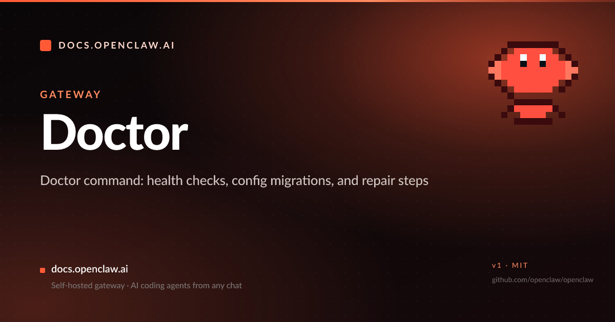 Doctor - OpenClaw