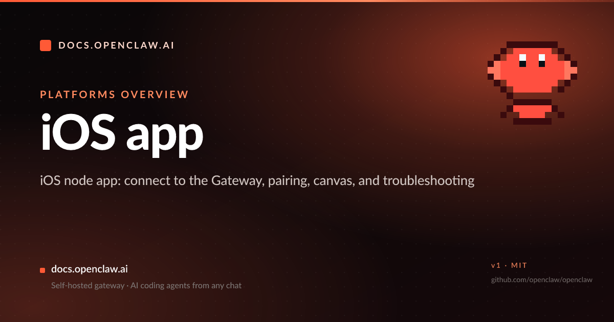 iOS app - OpenClaw