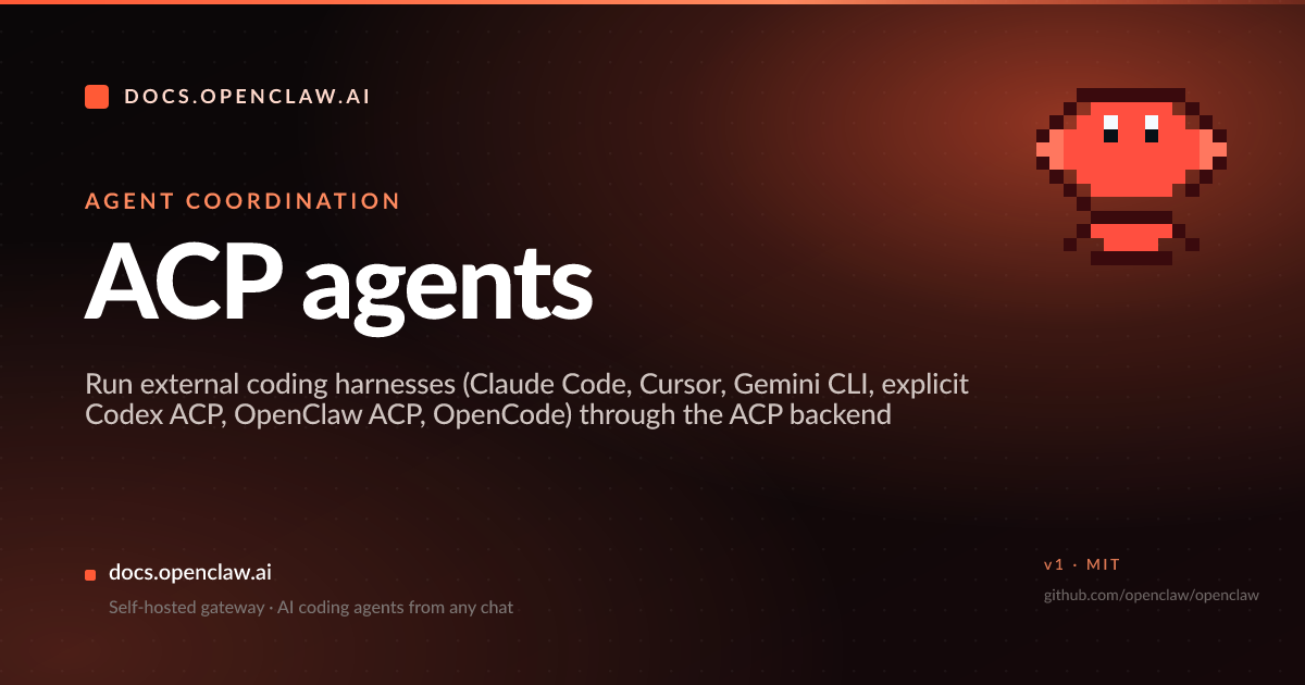 ACP agents - OpenClaw