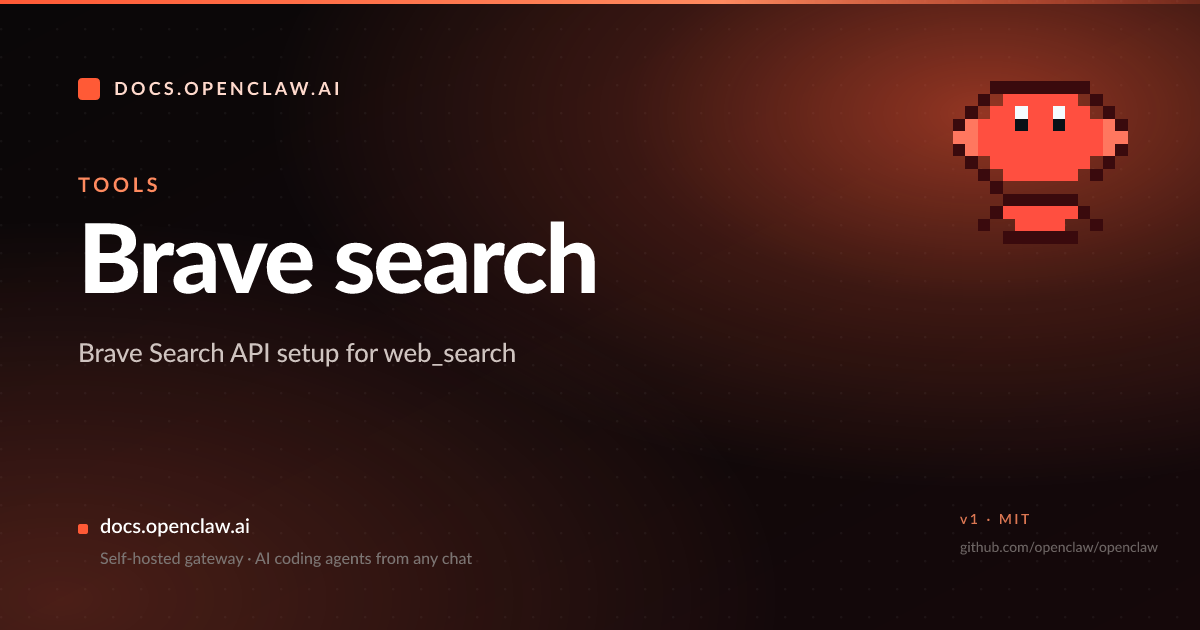 Brave search - OpenClaw