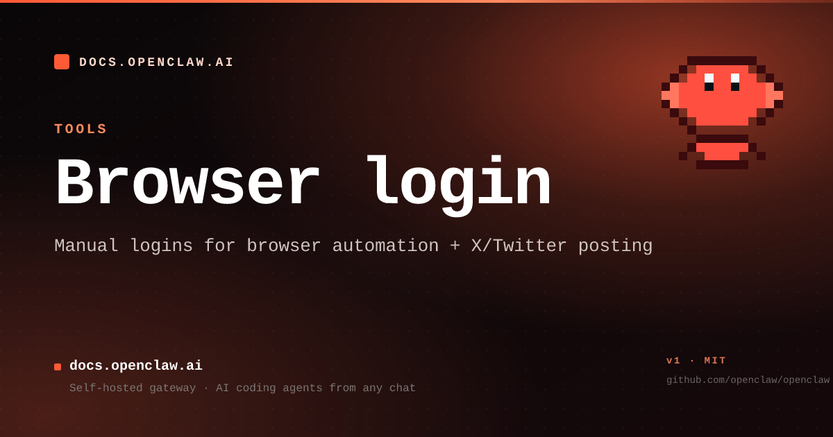 Browser login - OpenClaw