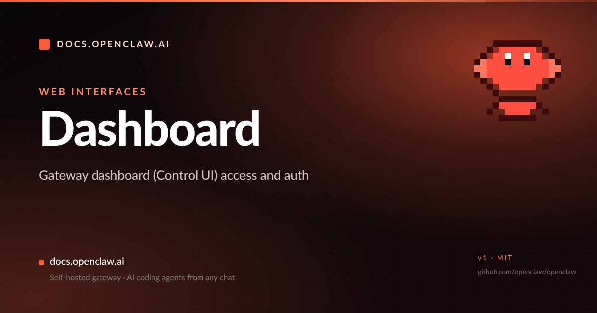 Dashboard - OpenClaw